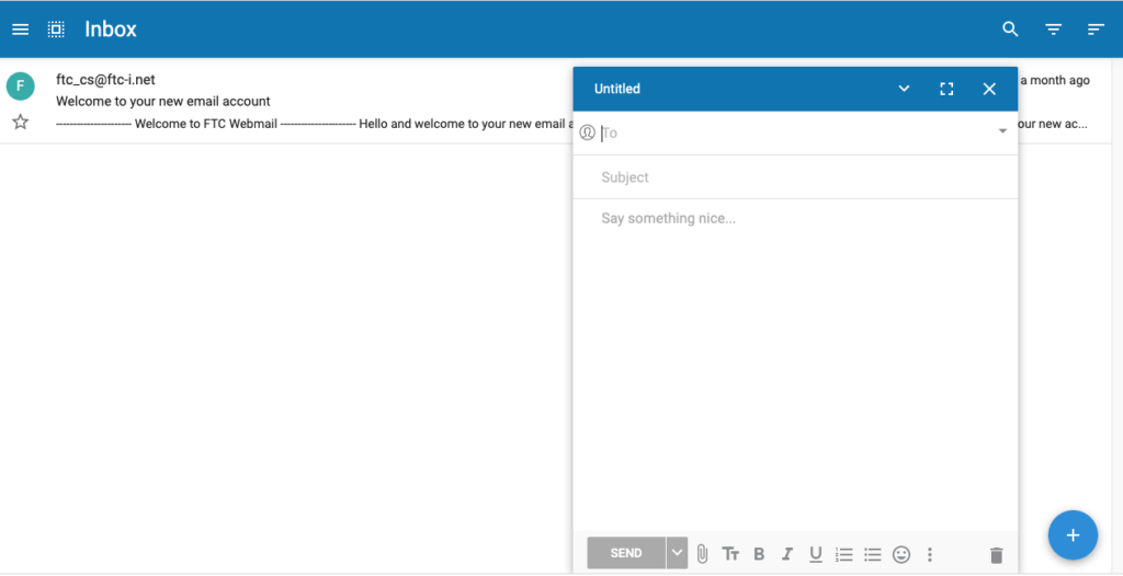 Sending emails - FTC-I